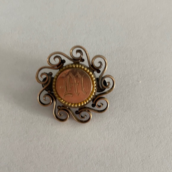 Jewelry | Vintage Letter M Pin | Poshmark